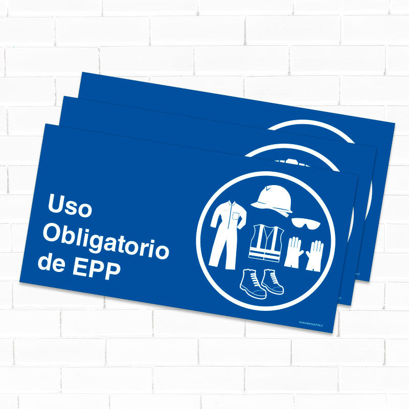 Uso de EPP - ACHS – Señaléticas Estampa