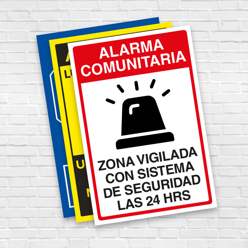 Alarmas y CCTV – Señaléticas Estampa