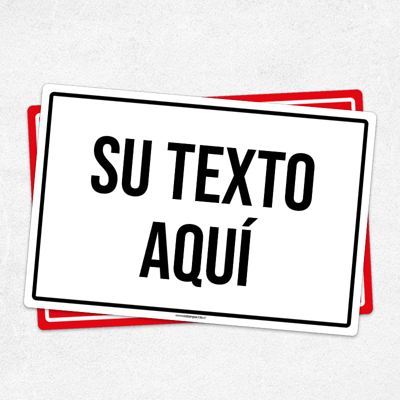 Señaleticas y Letreros Personalizados – Señaléticas Estampa