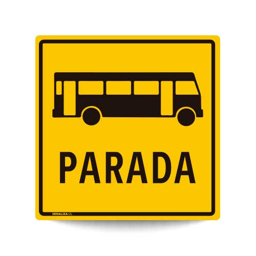 Parada de Buses Transitoria – Señaléticas Estampa
