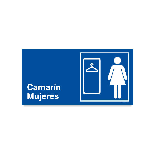Camarín Mujeres – Señaléticas Estampa
