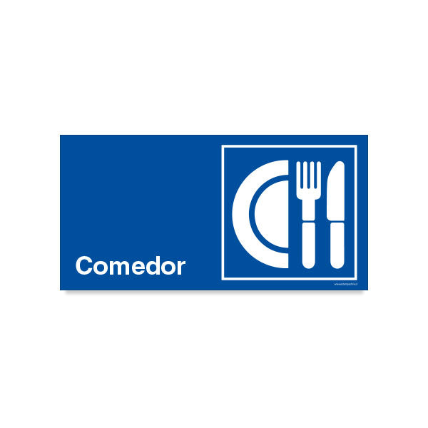 Comedor – Señaléticas Estampa