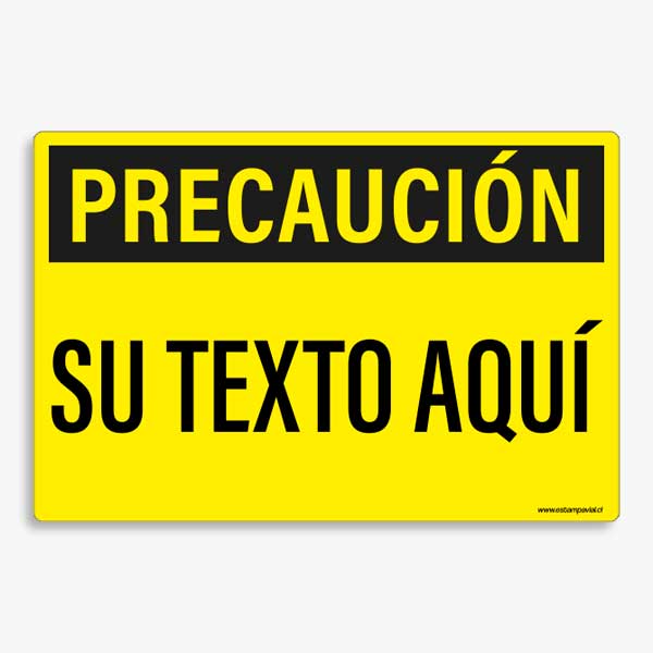 Señaletica Horizontal Precaución H1 – Señaléticas Estampa