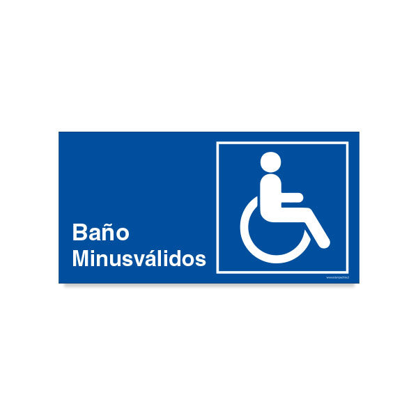 Baño Minusválidos – Señaléticas Estampa