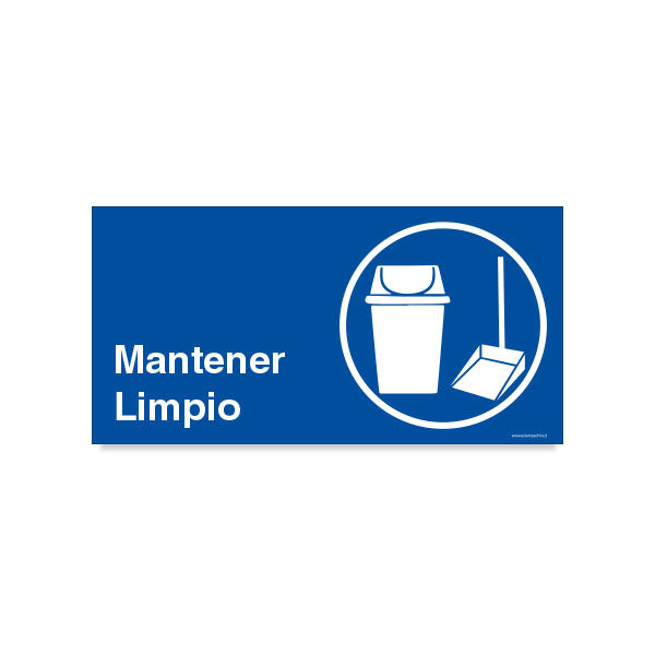 Mantener Limpio – Señaléticas Estampa