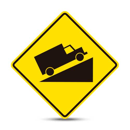 Pendiente Fuerte de Subida PG-7d – Señaléticas Estampa