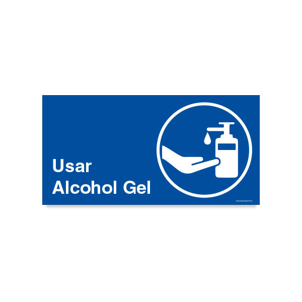 Usar Alcohol Gel – Señaléticas Estampa