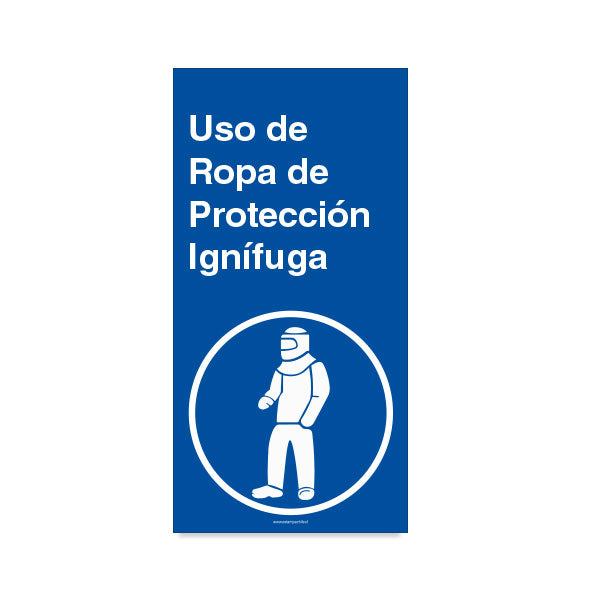 Uso de Ropa de Protección Ignifuga – Señaléticas Estampa