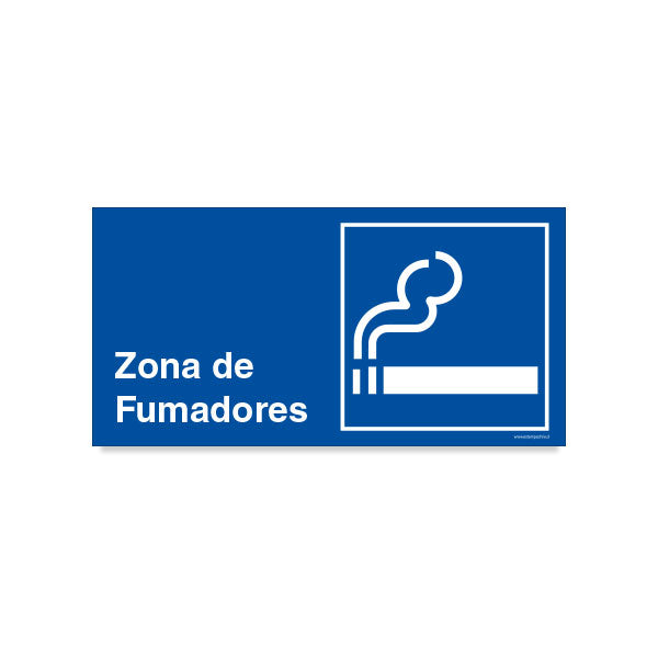 Zona de Fumadores A – Señaléticas Estampa
