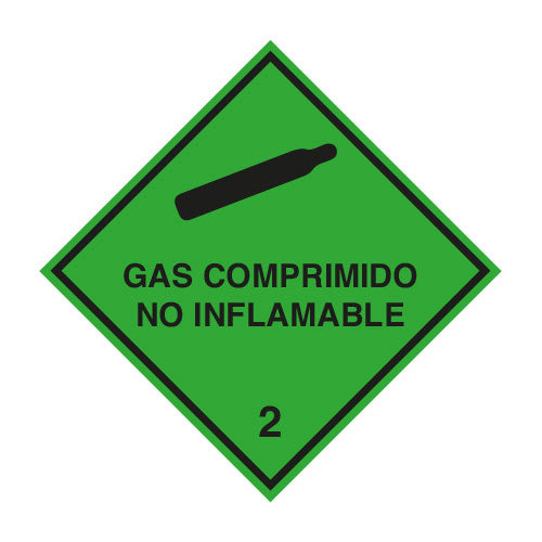 Rombo Gas Comprimido No Inflamable 2 – Señaléticas Estampa