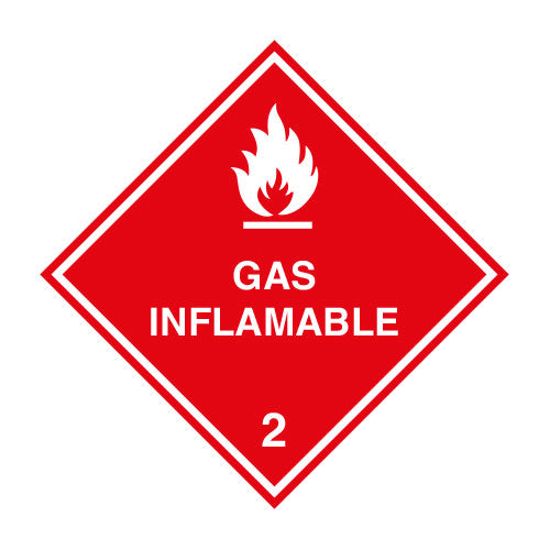 Rombo Gas Inflamable 2 – Señaléticas Estampa
