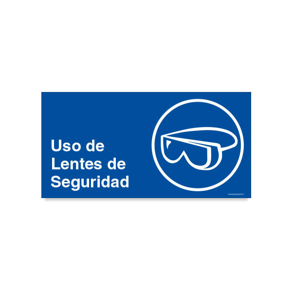Uso de Lentes de Seguridad – Señaléticas Estampa
