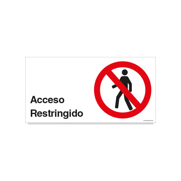 Acceso Restringido – Señaléticas Estampa
