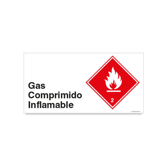 Gas Comprimido Inflamable – Señaléticas Estampa