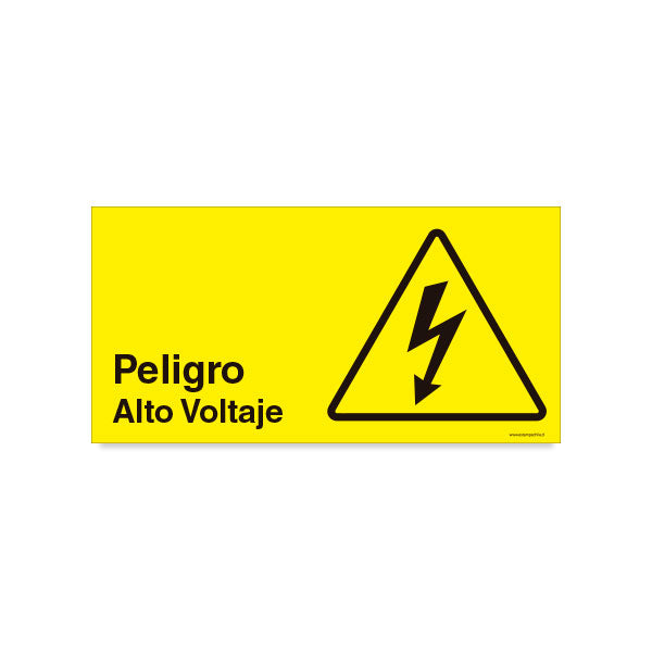 Peligro Alto Voltaje A – Señaléticas Estampa