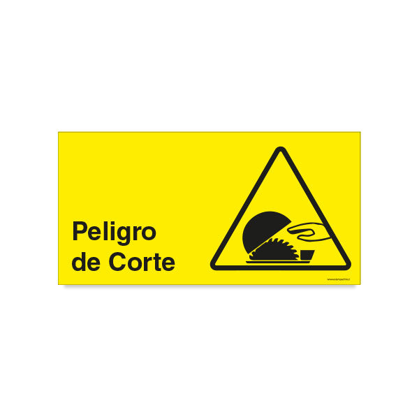 Peligro de Corte – Señaléticas Estampa
