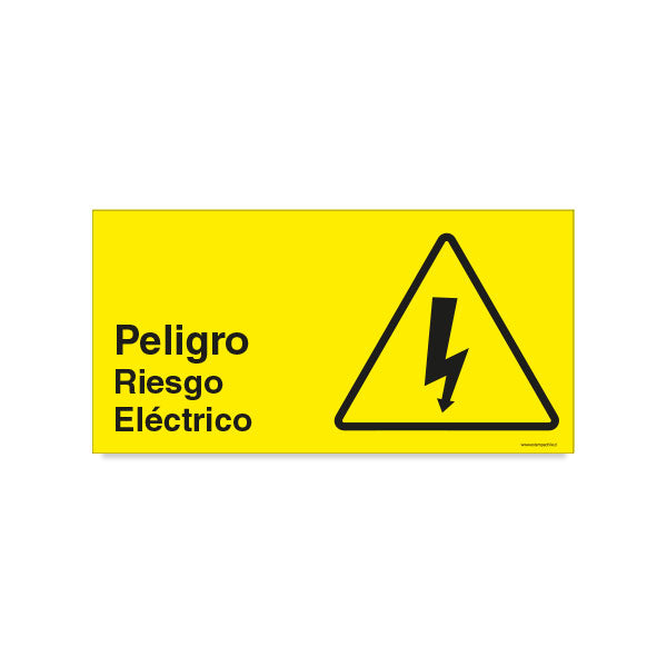 Peligro Riesgo Eléctrico – Señaléticas Estampa